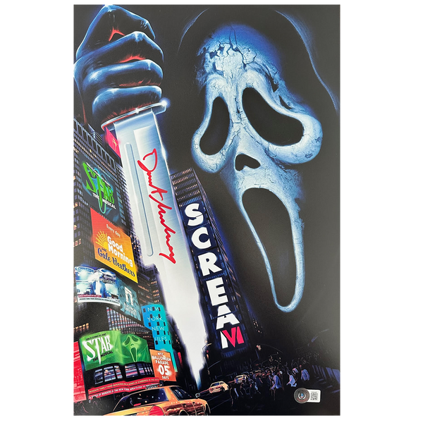 Dermot Mulroney Autographed Scream 6 Mini-Poster D – Dark Parlor Originals