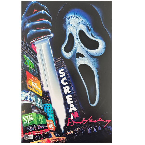 Dermot Mulroney Autographed Scream 6 Mini-Poster E – Dark Parlor Originals