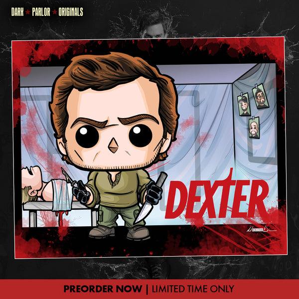 Michael C Hall Autographed - DPO Art Print – Dark Parlor Originals