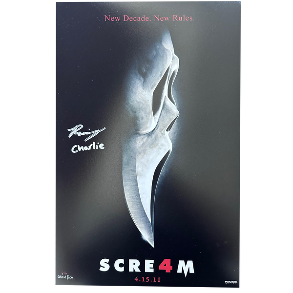 Rory Culkin - Autographed 'Scream 4' Mini-Poster B – Dark Parlor Originals