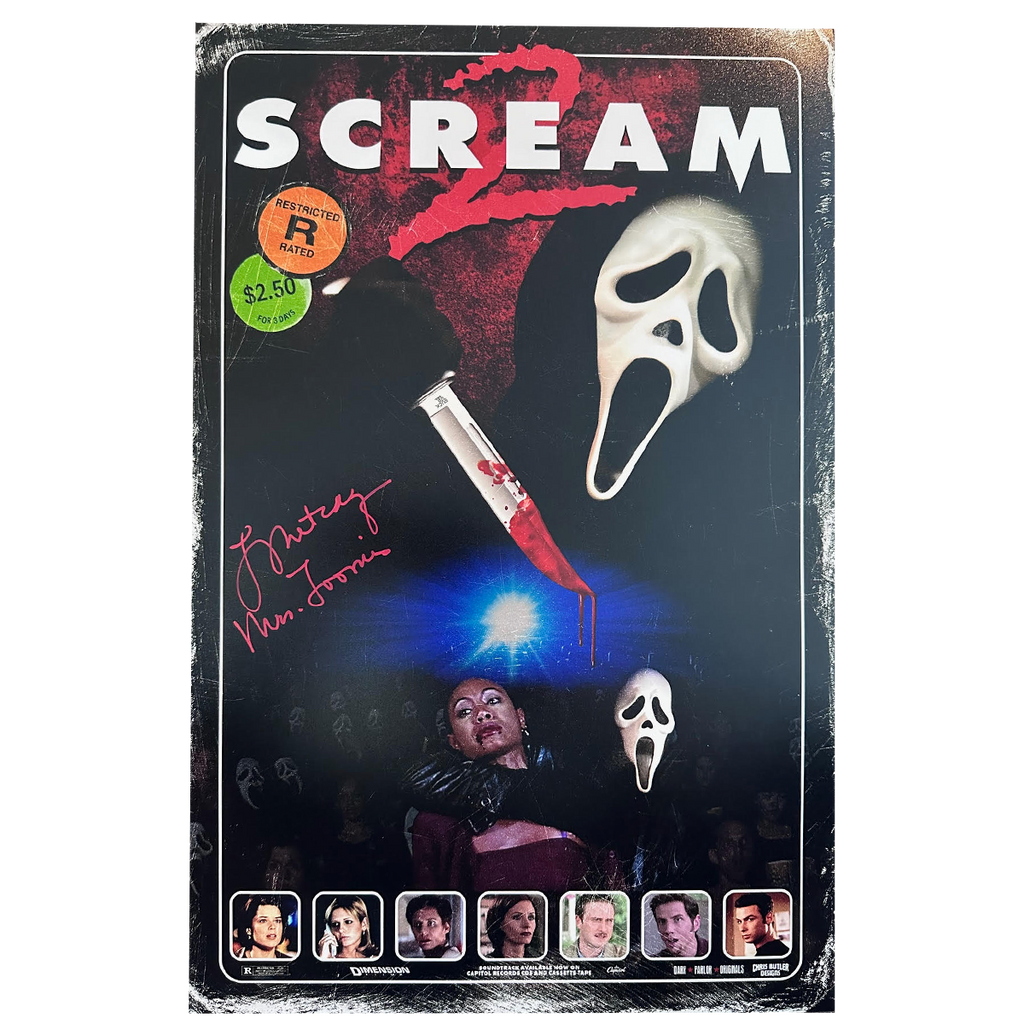 Laurie Metcalf Autographed Scream 2 - Mini-Poster – Dark Parlor Originals