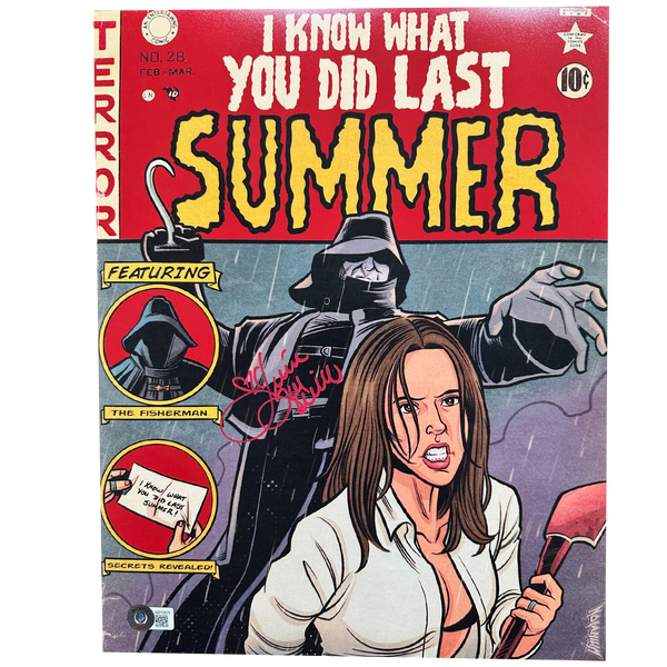 Jennifer Love Hewitt Autographed Comic Print – Dark Parlor Originals