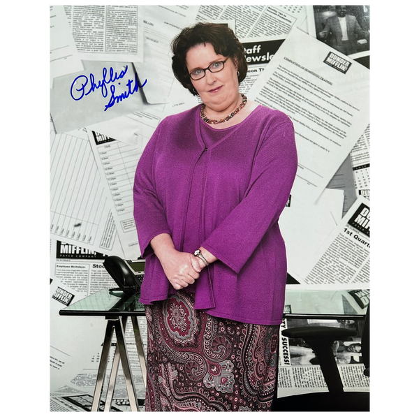 Phyllis Smith Autographed Paper Background Photo 8x10 – Dark Parlor ...