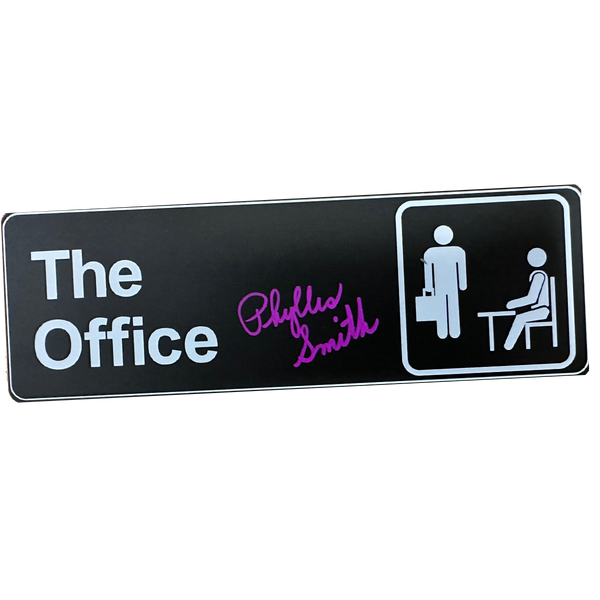 Phyllis Smith Autographed 'Office Sign' – Dark Parlor Originals