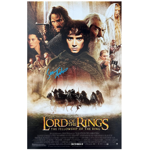 Sean Astin Autographed 'Fellowship of the Ring' Mini-Poster – Dark ...